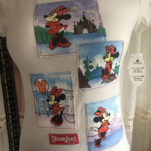 Disney | Tops | Disney Ladies Minnie Mouse Tshirt Nwt | Poshmark